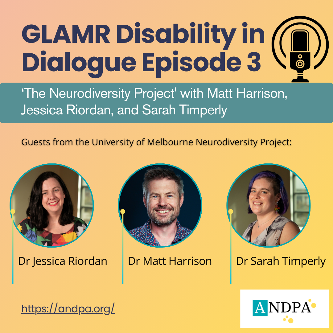 GLAMR Disability in Dialogue – ANDPA